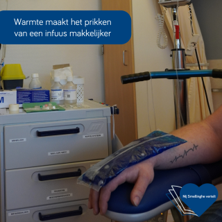 Warmte maakt het prikken van een infuus makkelijker › Ziekenhuis Nij ...